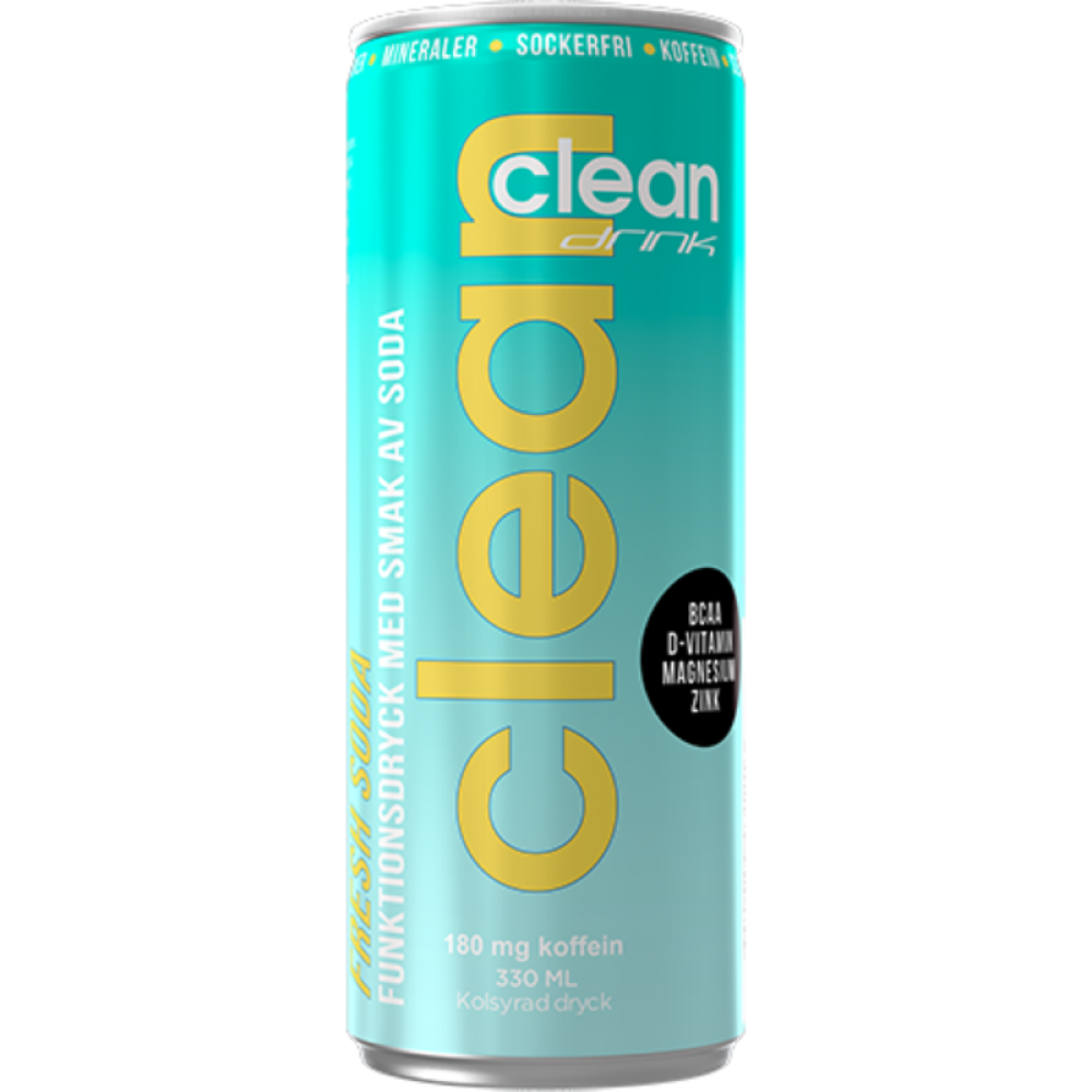 Clean drink - BCAA Fresh soda 330ml – Tjosken